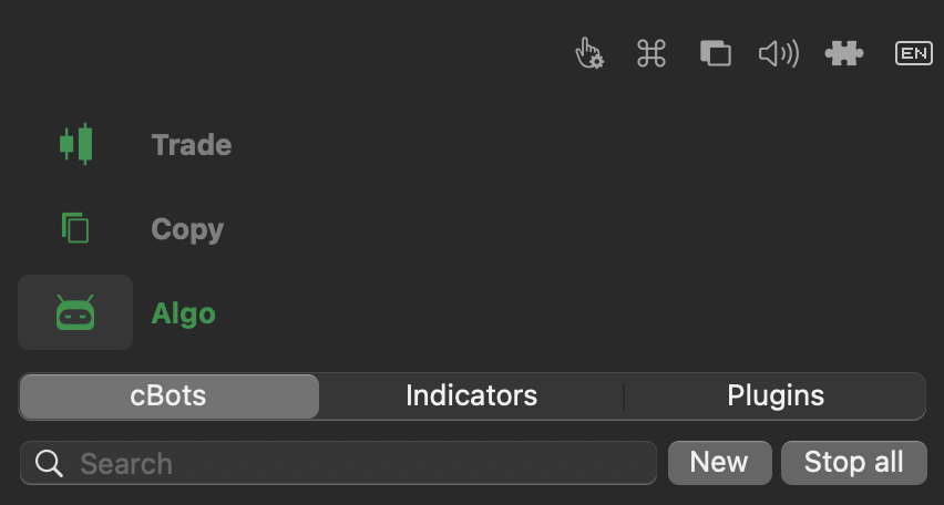 Create and run a cBot - cTrader Algo