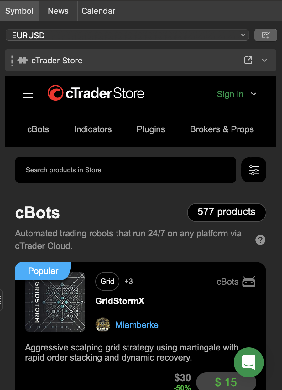 Add and manage plugins - cTrader Algo