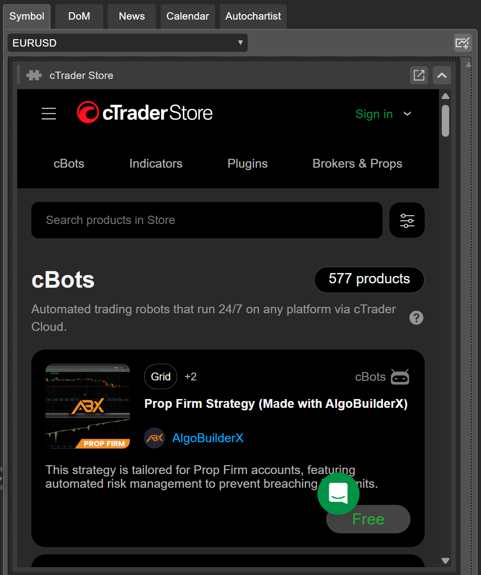 Add and manage plugins - cTrader Algo