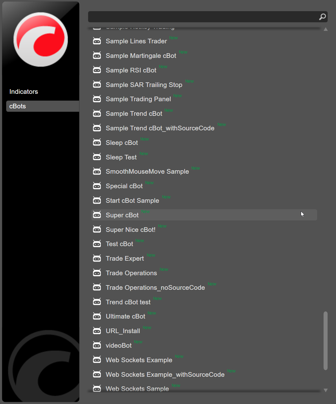 How to start trading bots in cTrader - run Python robots and C# algos - cTrader Algo