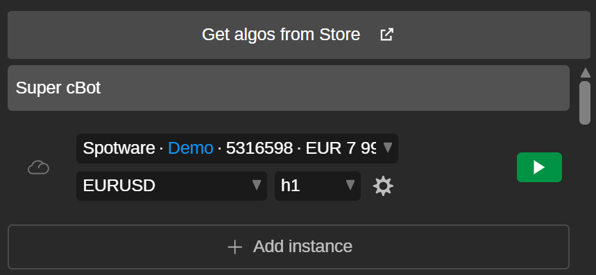 Create a cBot in Python - cTrader Algo