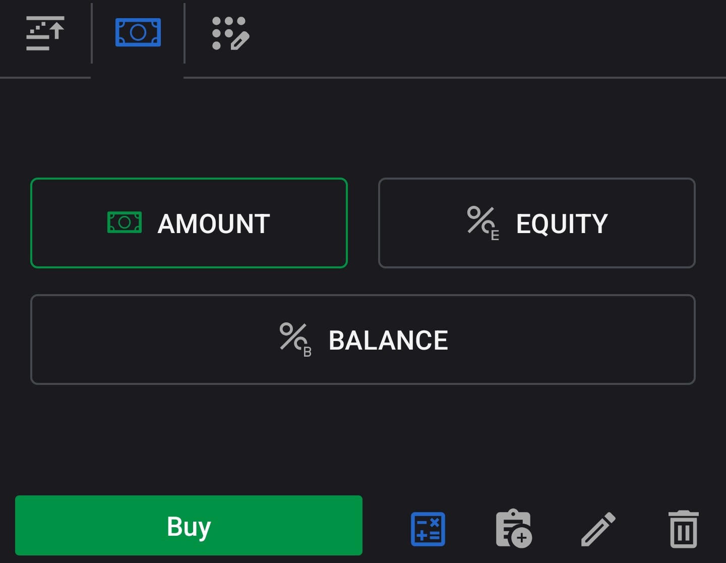 Risk-reward - cTrader Mobile (Android)