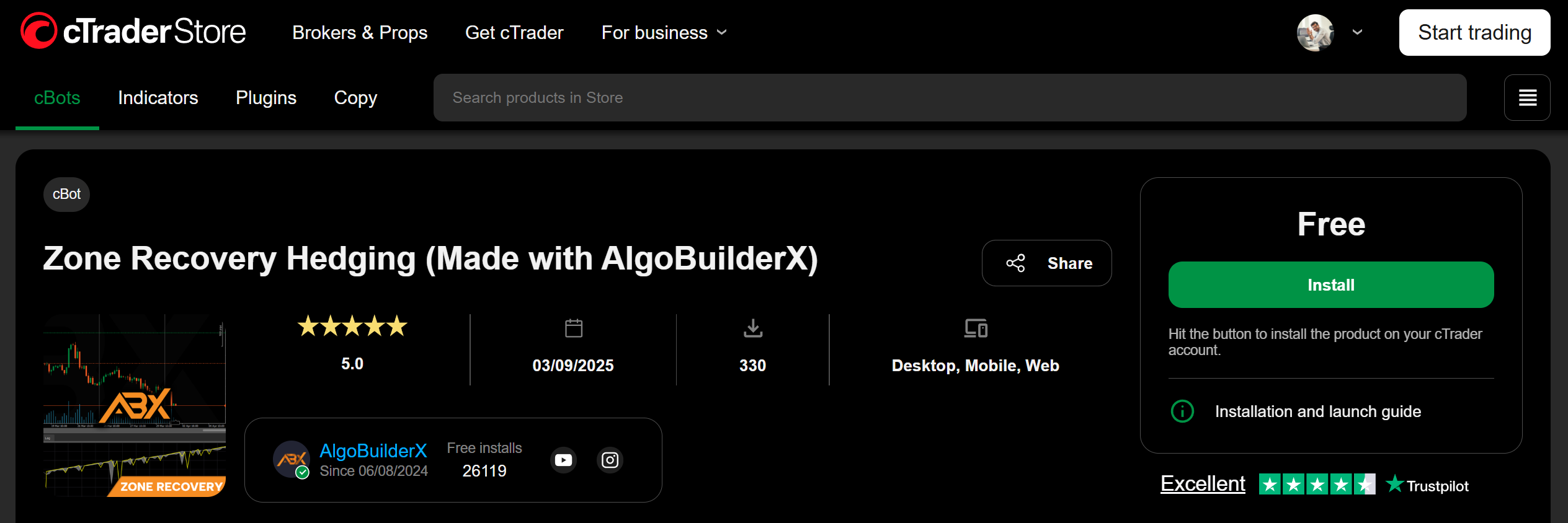 Use a product - cTrader Store