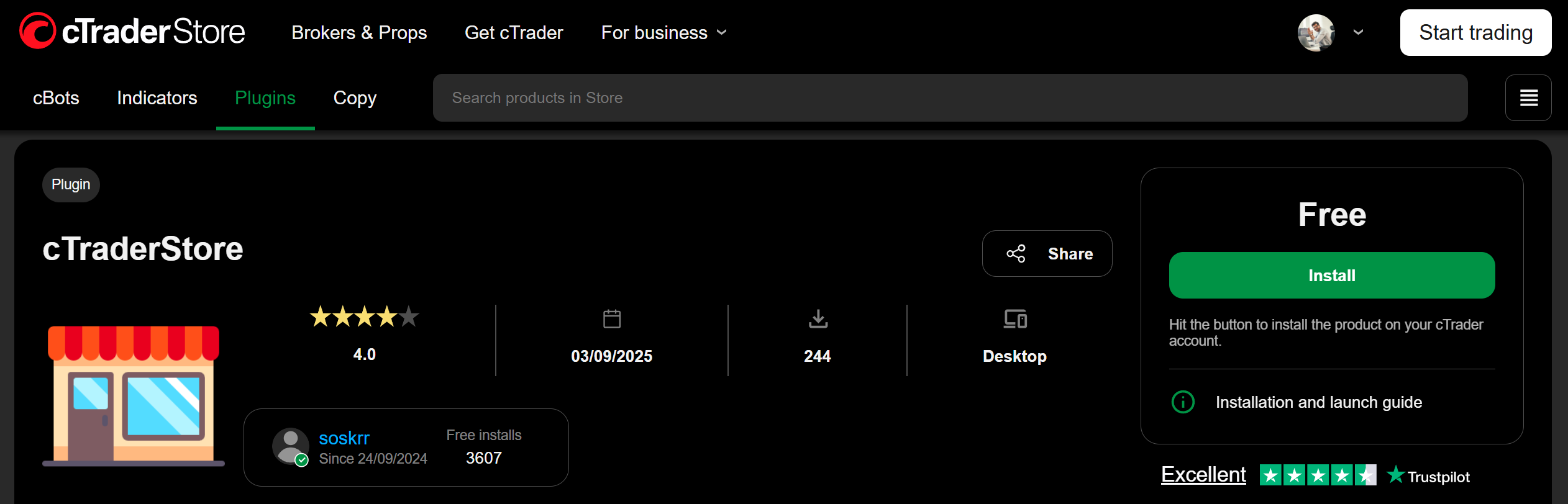 Use a product - cTrader Store